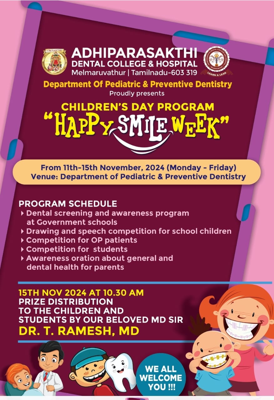 Apdch – Welcome to Adhiparasakthi Dental College and Hospital